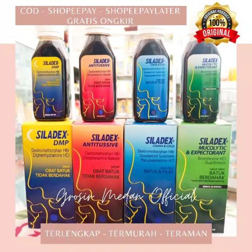 Jual SILADEX / OBAT BATUK KERING / BATUK BERDAHAK / BATUK FLU BATUK ...