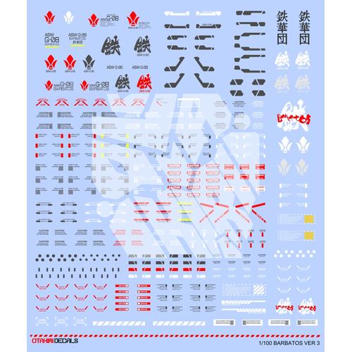 Jual BARBATOS VER 3 New Decal Skala 144 - Kab. Sleman - Otakiri Decals ...