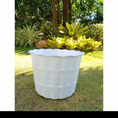 Jual Pot Bambu 35/ Pot Tanaman Putih diameter 35 cm - Kota Surabaya ...