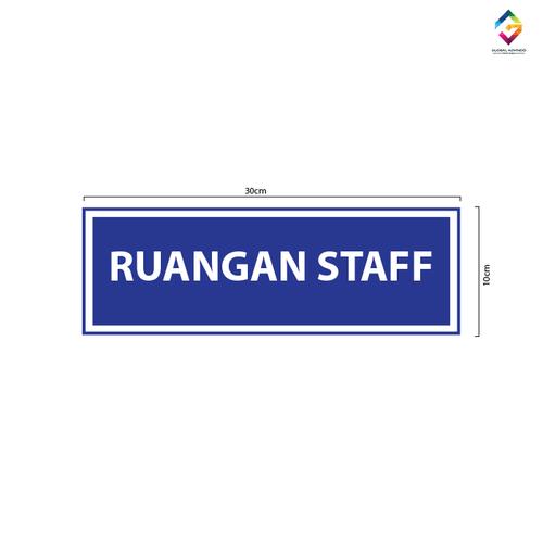 Jual Rambu Sign Nama Ruangan ukuran 30 x 10cm Acrylic - Kota Tangerang ...