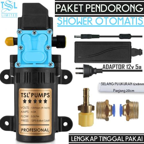Jual Pompa Pendorong Shower Otomatis Slip lock Drat Luar 1/2 inch - TSL ...