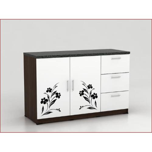 Jual MEJA KITCHEN SET 3PINTU BAWAH PESANAN KHUSUS - American Walnut ...