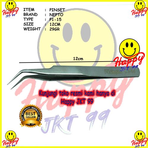 Jual PINSET NEPTO BENGKOK LURUS RUNCING P1-15 P1-11 P1 11 15 ALAT ...