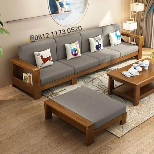 Jual sofa kayu/sofa retro/sofa ruang tamu/sofa 321/2 - Hitam - Kab ...