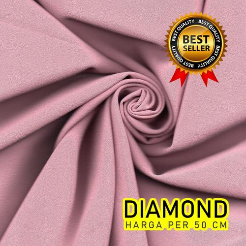 Jual Bahan Kain Diamond Grade A Murah Grade A Bandung - Merah Muda ...