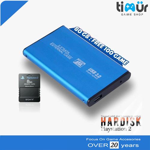 Jual Harddisk Hardisk HDD Eksternal PS2 Support Semua PS2 Full Game 80GB - Kota Bekasi - Timur ...