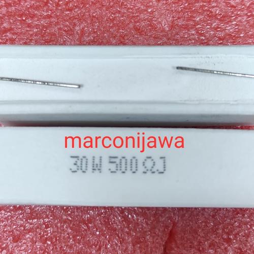 Jual Resistor 30w 500 ohm putih kaki kawat - Jakarta Barat - marconi ...
