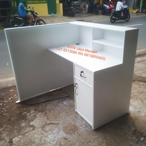 Jual New Meja Resepsionis Meja Counter Meja Front Office Furniture ...