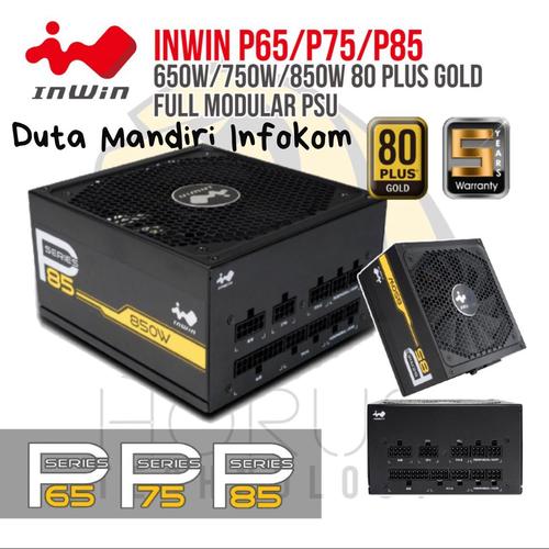 Promo InWin P75 750W - 750Watt 80+ Plus Gold Fully Modular ATX Power ...