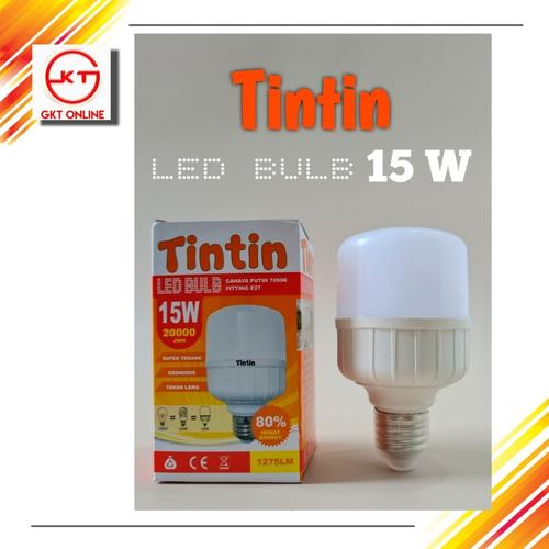Jual Lampu LED Bulb 15 Watt TinTin Bohlam Tabung Cool Daylight Cahaya Putih - Jakarta Pusat ...