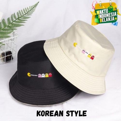 Jual topi wanita fashion Topi Bucket Korea Bolak Balik Fisherman bucket ...