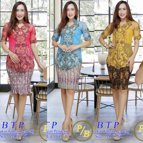 Promo Setelan Kebaya Wisuda Payet Lengan Pendek kebaya Modern Rok ...