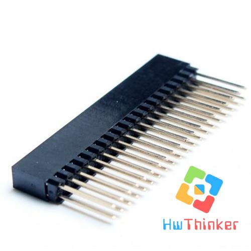 Jual Stackable Header Female for Raspberry Pi Hat 40P Double Row 2x20 ...