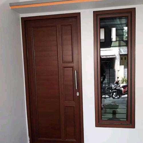 Jual Alutama Kusen Aluminium Serat Kayu Daun Jendela 60cm x 180cm ...