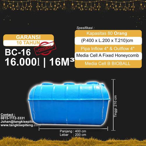 Jual Tangki Septictank BIOTANK 16m3/day 16000 liter 16 m3 - BIOTECH ...