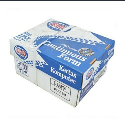 Jual kertas continuous form 1 ply bagi 2 Sinar dunia - Jakarta Utara ...