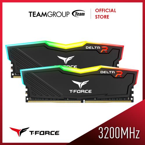 Promo Team Memory Delta Tforce RGB 2x8GB PC 3200 DDR4 - Black Cicil 0% ...
