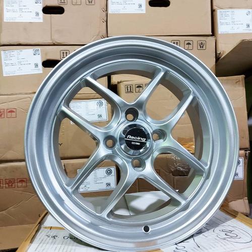 Jual Velg Mobil Racing Enkei Tuning SC14 Ring 15 Pcd 4x100 Silver Stone ...