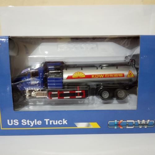 Jual Diecast Truck tanki minyak miniatur truk KDW Bahan besi harga ...
