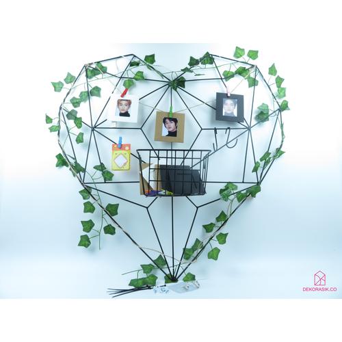 Jual Paket 11 Hijang Gridwall Meshboard LOVE 70x70cm - Merah Muda ...