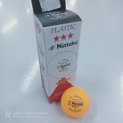 Jual Bola pingpong ping Pong tenis meja tenismeja nittaku 3* isi 3 - Kota Bandung - J I sports ...