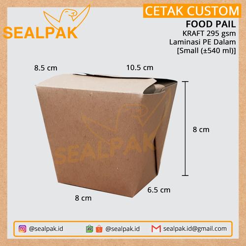 Jual Cetak custom FOOD PAIL KRAFT - Rice Food Box Kotak Nasi - Jakarta ...