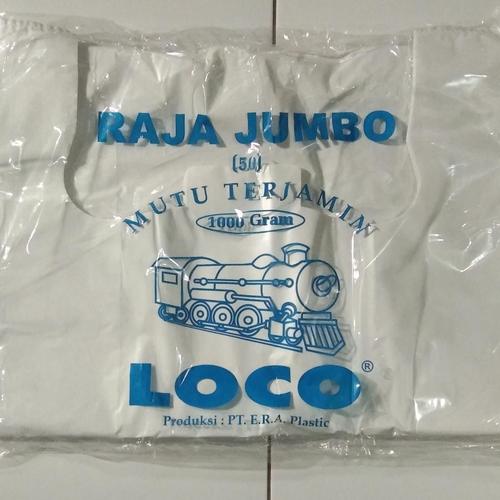 Jual Kantong Plastik Loco Raja Jumbo Putih Susu uk 50 - kantong besar ...