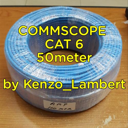 Jual kabel lan utp cat 6 COMMSCOPE 50meter / COMMSCOPE CAT 6 ...