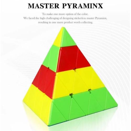 Jual Magic Cube QiYi Master Pyraminx 4x4 Puzzle Segitiga Stickerless ...