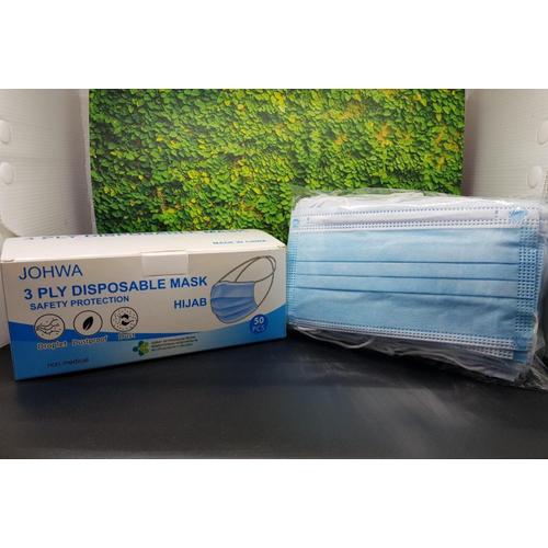 Jual Masker WARNA WARNI Disposable Consumable 3 Ply Safety Mask 1BOX ...