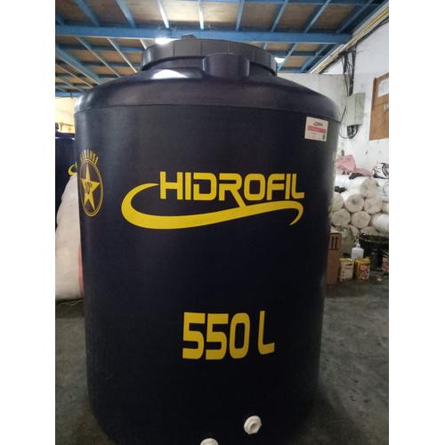 Jual Tandon Air / Penampung Air / Toren Air 550 Liter Hidrofil - Hitam ...