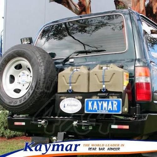 Jual Kaymar Land Cruiser 80 Rear Bar Tire Carrier and Jerry Can Holder ...