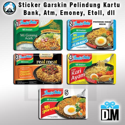 Jual Sticker Pelindung Gar Skin Kartu ATM Indomie Supermie Mie Instant ...