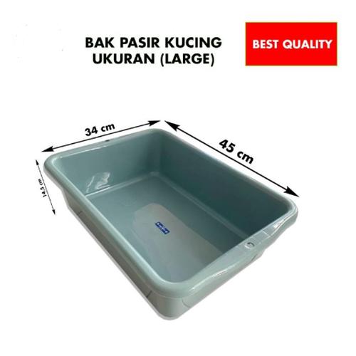 Jual Bak Besar Wadah Jumbo Baskom Box Kotak plastik Tempat Pasir Kucing ...