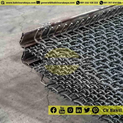 Jual Wiremesh Screen Ayakan Batu Tekuk / Wire Mesh Screen Ayakan Batu ...