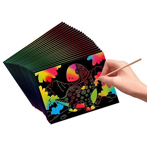 Jual Mainan Edukasi RAINBOW SCRATCH ART CRAFT - Kota Tangerang ...