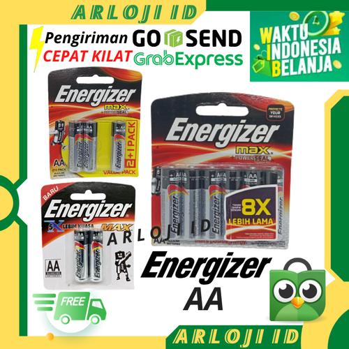 Jual Baterai AA Energizer Max 1.5V Isi 2|Isi 3|Isi 6 Batre Energizer AA A2 - AA Isi 2 - Jakarta ...