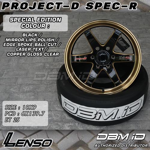 Promo Velg Lenso Project D Spec R R18 6x139.7 Black Bronze Fortuner ...