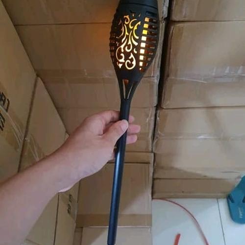 Jual Lampu Obor Api Led Lampu Taman Tenaga Surya Lampu Taman Solar Cell ...