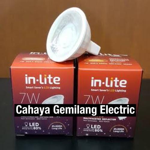Jual Lampu mr16 inlite 7w mr 16 7watt inlite - Natural 4000k, 7w 220v ...