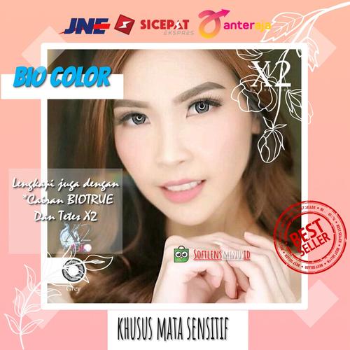 Jual Softlens / Soflen / Softlense X2 Bio Color Grey 6 Bulanan - grey ...