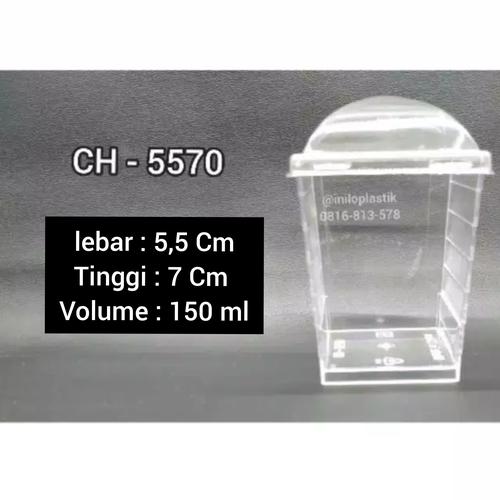 Jual Jelly Cup +lid / Cup Pudding / Cup Cake / tempat Pudding 105 ml ...