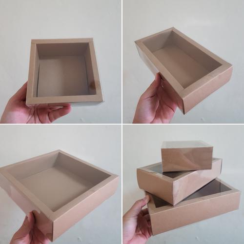 Jual Dus Kue Kraft + Mica 3 varian ukuran - S - Jakarta Barat - red ...