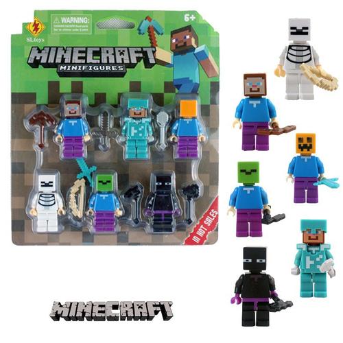 Jual Minecraft Figure Set/Minecraft Cake Topper/Mainan Minecraft ...