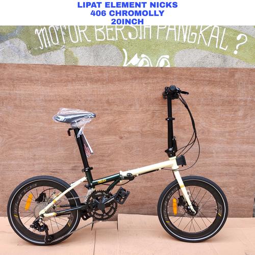 Jual LIPAT ELEMENT NICKS 406 CHROMOLLY 20INCH 2X10SP REM HYDRAULIC ...