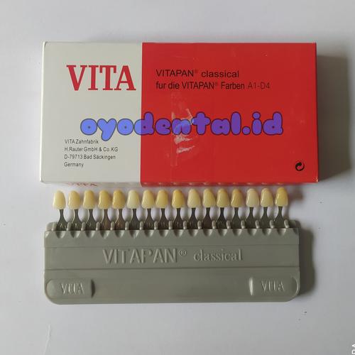 Jual Dental Shade Guide acuan warna gigi Vita vitapan clasical - Kab ...