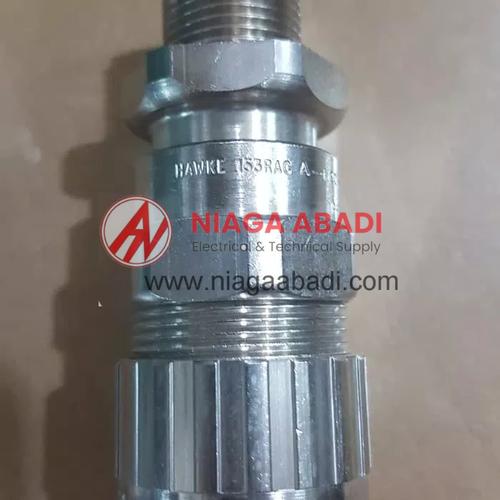 Jual Cable Gland Hawke 153 RAC A M20 Metric Brass Nickel UL Industrial ...