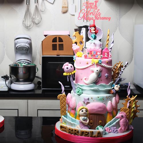Promo Kue Ulang Tahun / Birthday Cake / Kue Ulang Tahun Mermaid / Kue ...