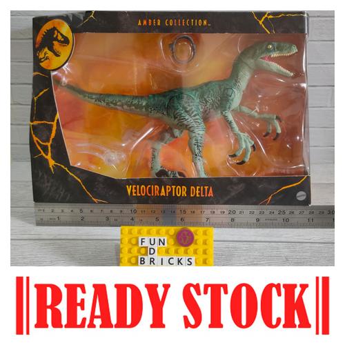 Jual Mattel Jurrasic World Amber Collection Velociraptor Delta - V ...