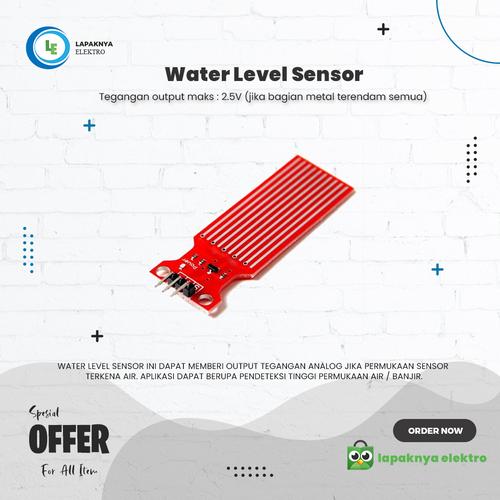 Jual Water Level Sensor for Arduino Sensor Air ( tetesan / kedalaman ...